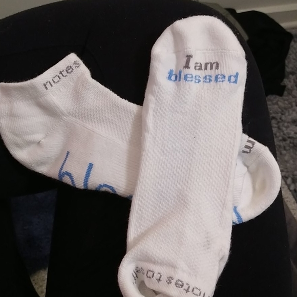 Note to Self | Accessories | Blessed Socks By Note To Self | Poshmark